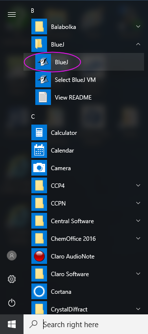 Setting up BlueJ on your university computer account